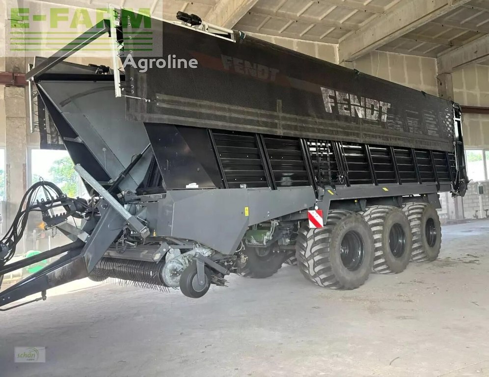 Fendt FENDT tigo 100 xr in einem guten zustand mit laderaumabdeckung u samoutovarna prikolica