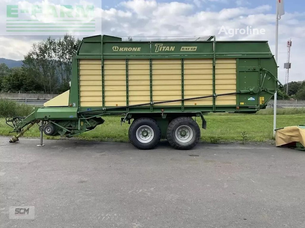 Krone Krone krone ladewagen titan r 48/gd samoutovarna prikolica