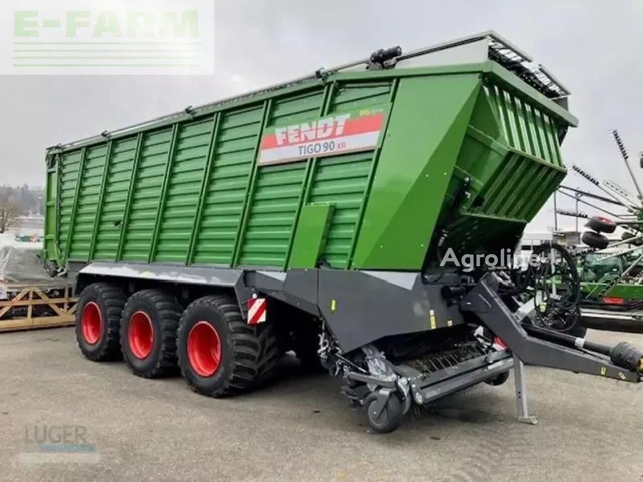 Fendt FENDT tigo 90 xr d - wiegesystem samoutovarna prikolica