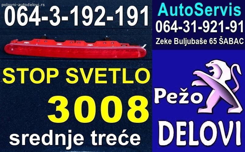 PEŽO 3008 STOP SVETLO GEPEK VRATA PEUGEOT