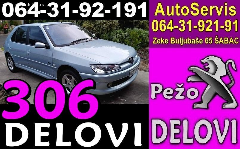 PEŽO 306 RAZNI DELOVI PEUGEOT