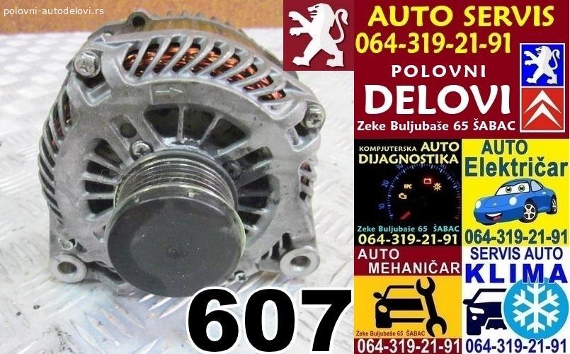 PEŽO 607 ALTERNATOR PEUGEOT