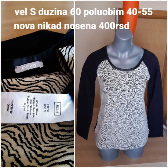 Ženska majica Orsay sa dugim rukavima NOVA