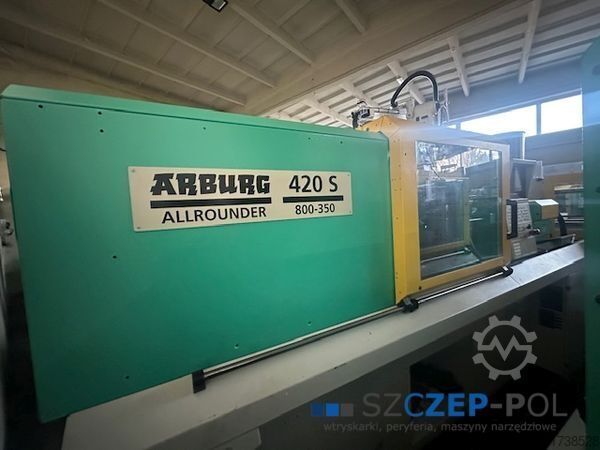 Mašina za brizganje plastike
Arburg 420S 800-350
