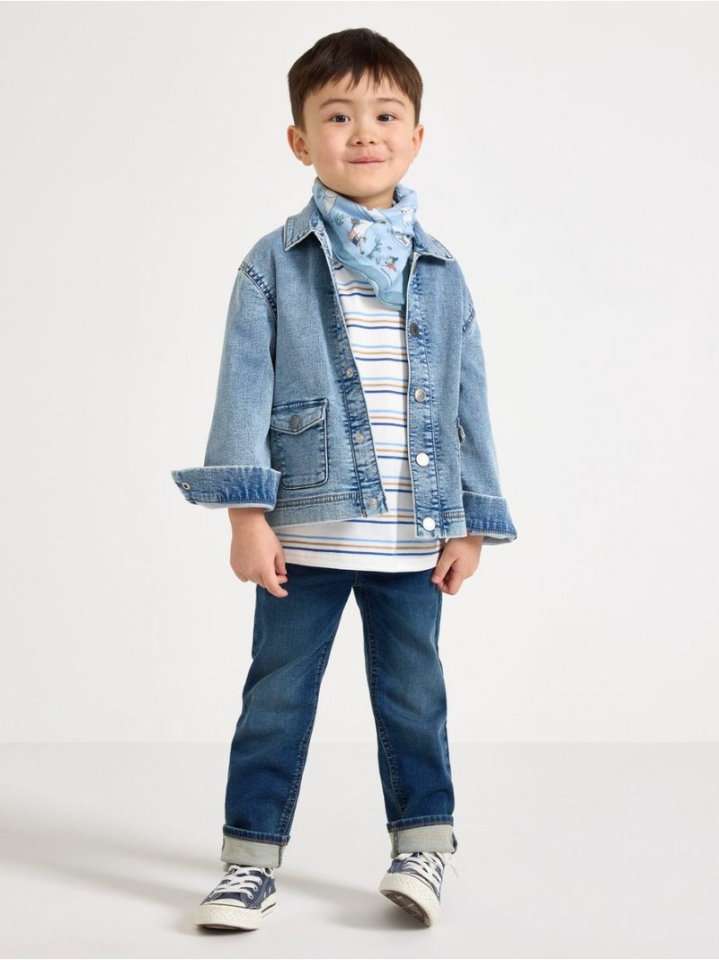 Jakna – Jacket in denim jersey