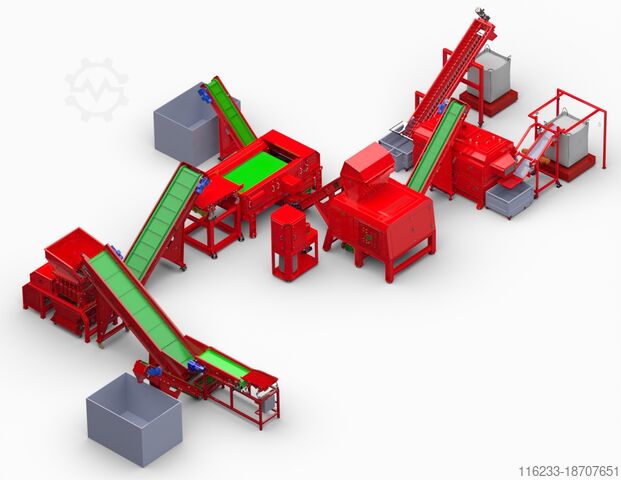 Single-vratila Shredder
Scrappers Recycling Technology