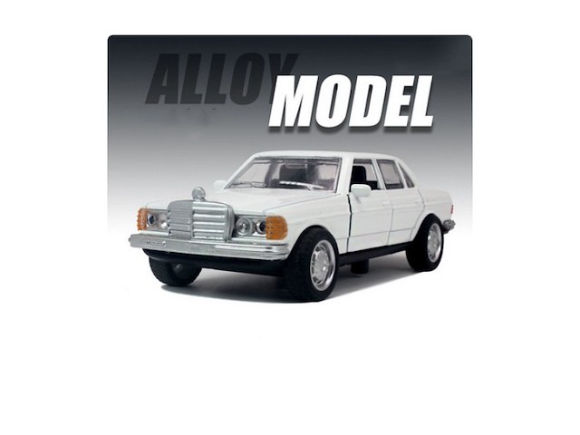 1:36 Mercedes Benz W123, beli