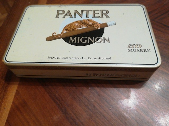 PANTER MIGNON 50 SIGAREN HOLLAND, metal kutija, Vintage