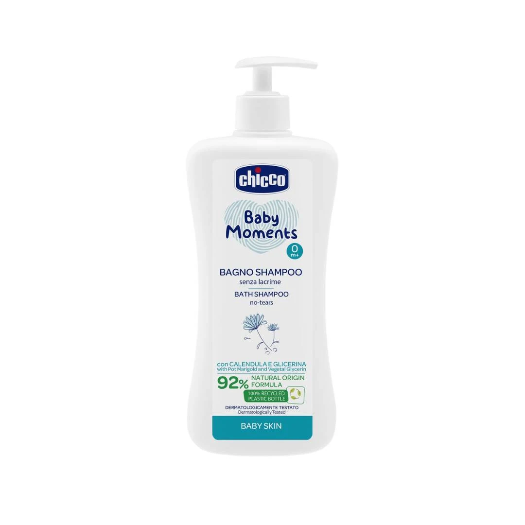 Chicco® Baby Moments NORMAL Kupka i Šampon bez Suza 500 mL