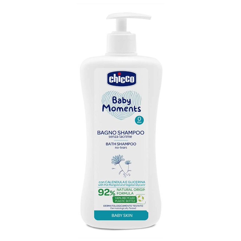Chicco® Baby Moments NORMAL Kupka i Šampon bez Suza 750 mL
