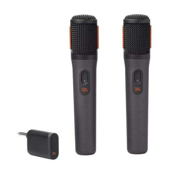 Mikrofon JBL 21108871 Wireless, Dva bežična mikrofona, Crna boja