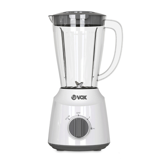 Blender Vox TM-2048, 400W, 1.5L, Bela boja