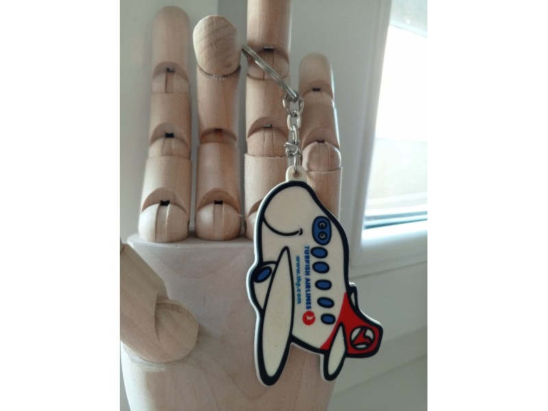 Turkish Airlines privezak za ključeve u obliku aviona