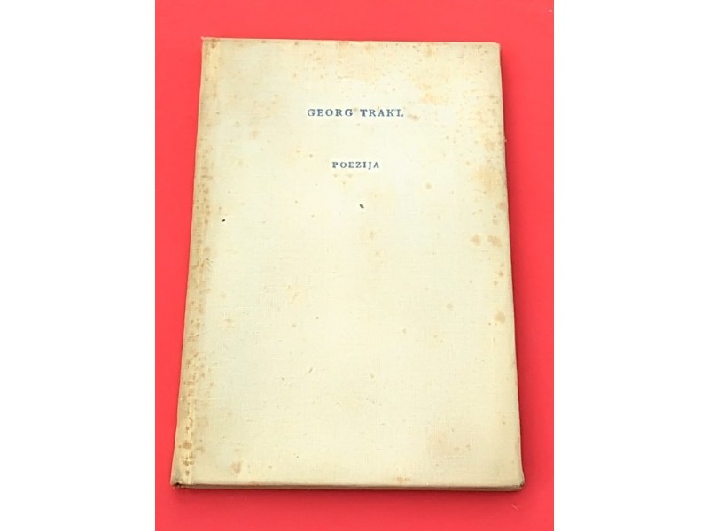 Poezija Georg Trakl