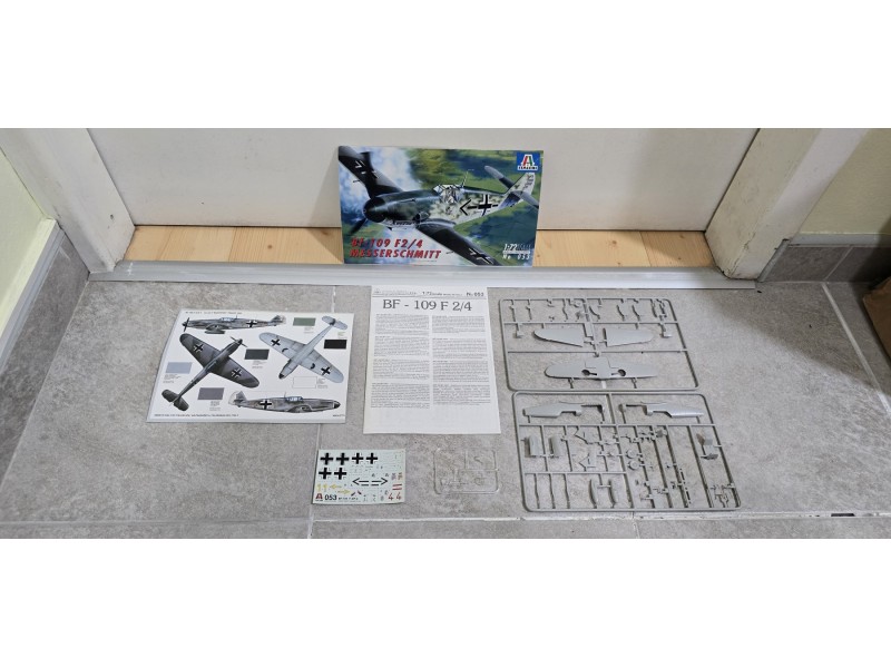 Italeri Hobby Kits Bf-109 F2-4 Messerschmitt Model Kit