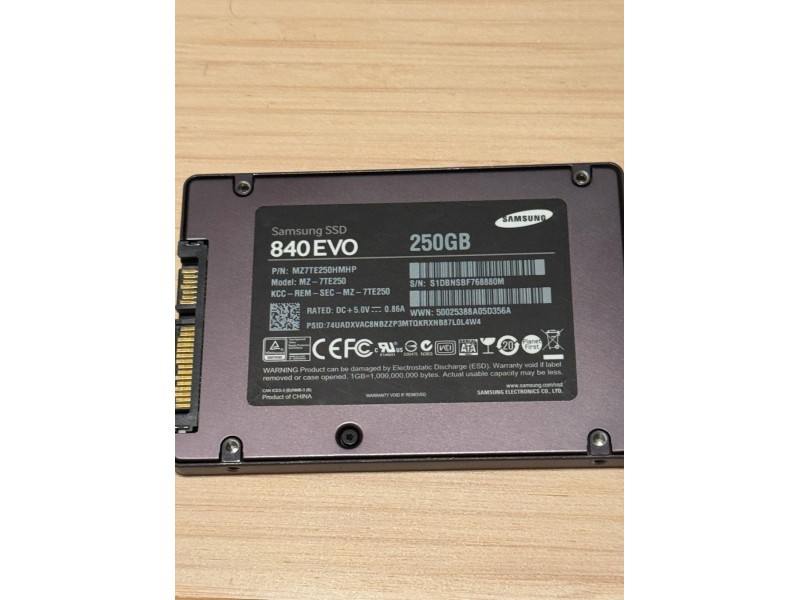 Samsung EVO SSD 250GB