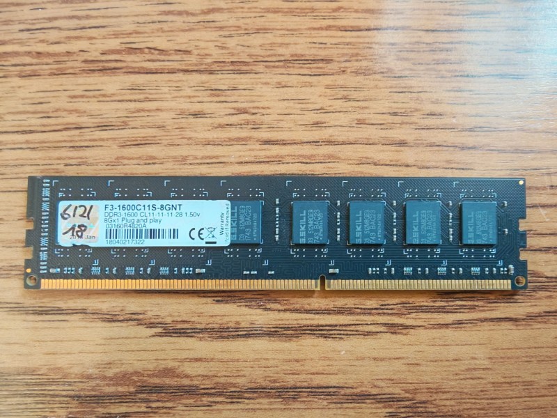 5. G.Skill 8gb DDR3