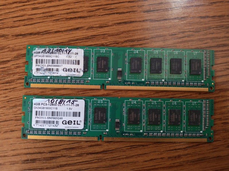 9. Geil 8gb ddr3