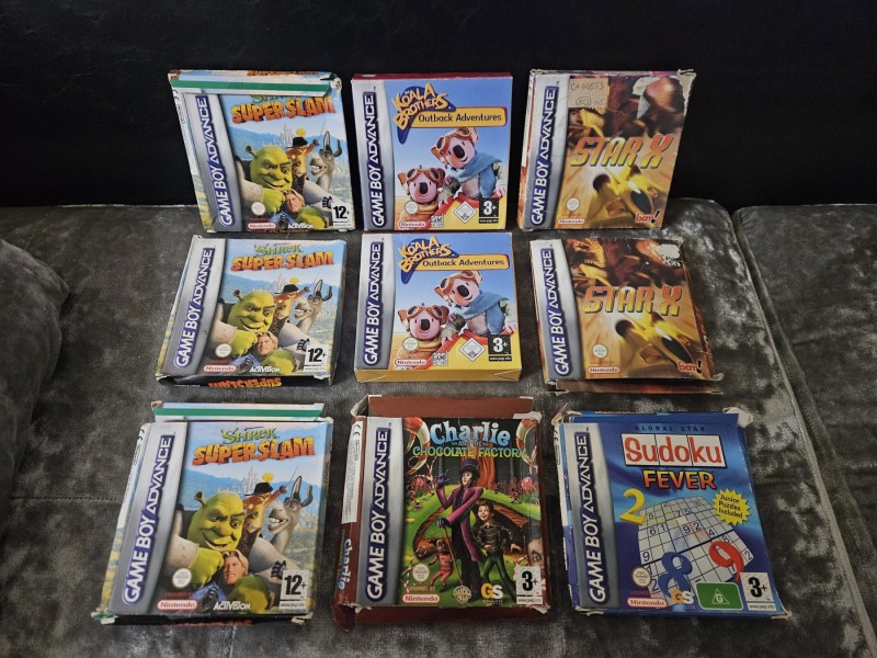 Nintedo Game Boy Advance bundle games