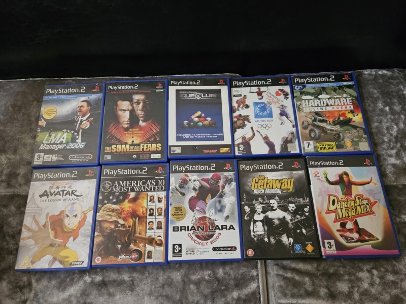 Sony PS2 igre bundle mix