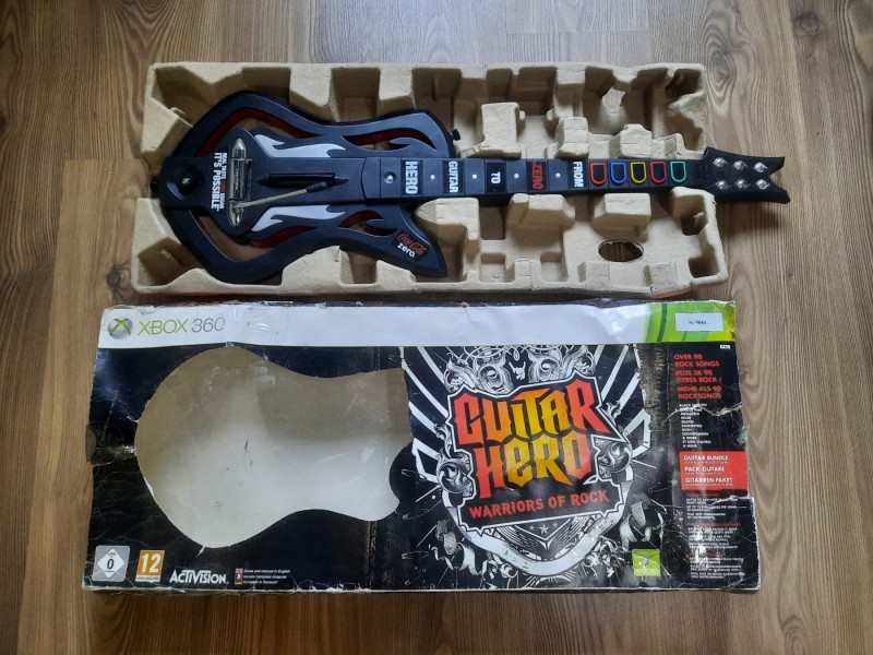 Guitar Hero Warriors of Rock Gitara Xbox 360