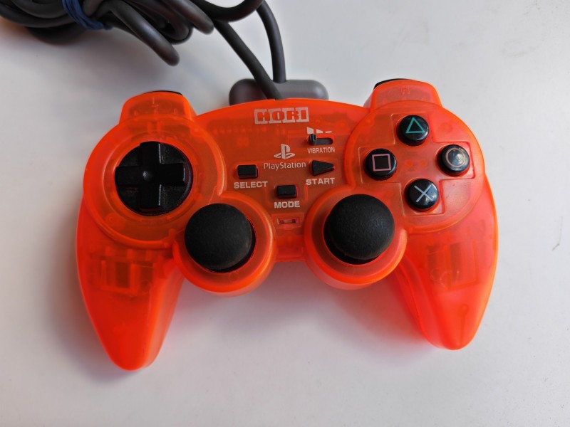 Hori Analog Sindou Pad - orange crystal
