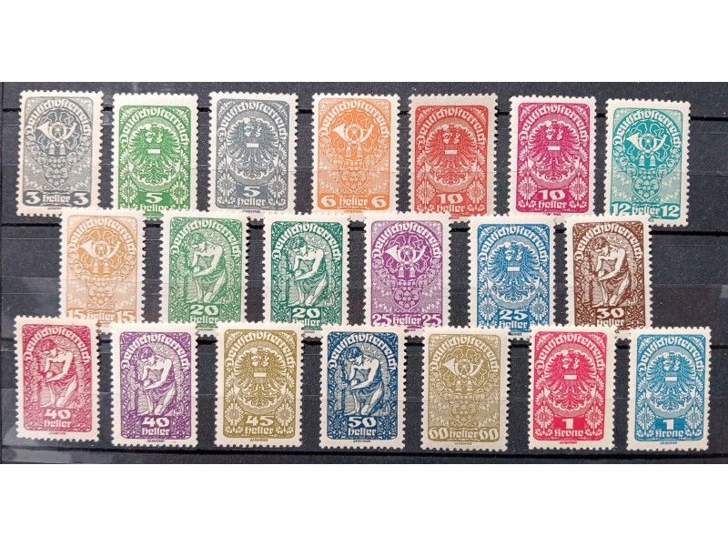 1919-1920. Austrija čista serija