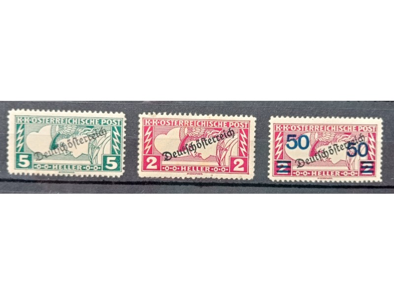 1919. i 1921. Austrija komplet serije čiste