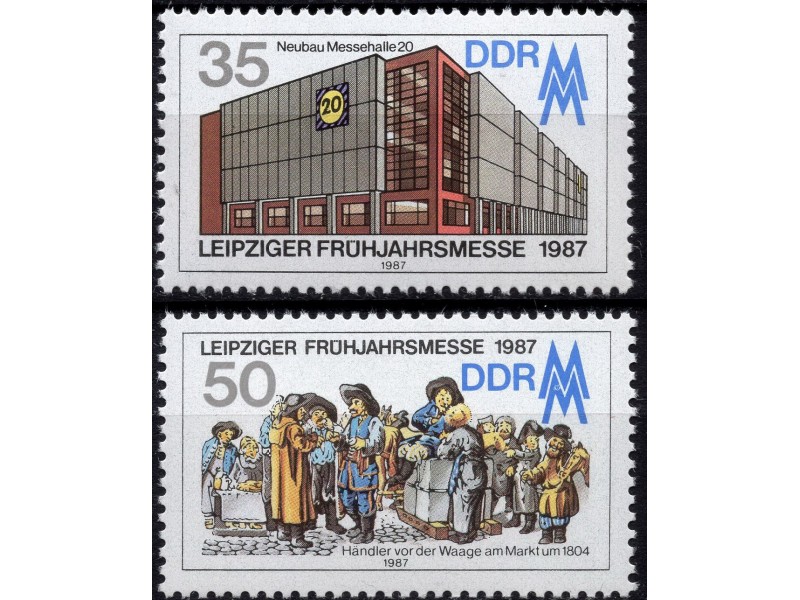 Nemačka DDR 1987. Komplet serija