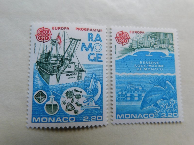 MONAKO EUROPA 1986 KOMPLET ČISTA SERIJA