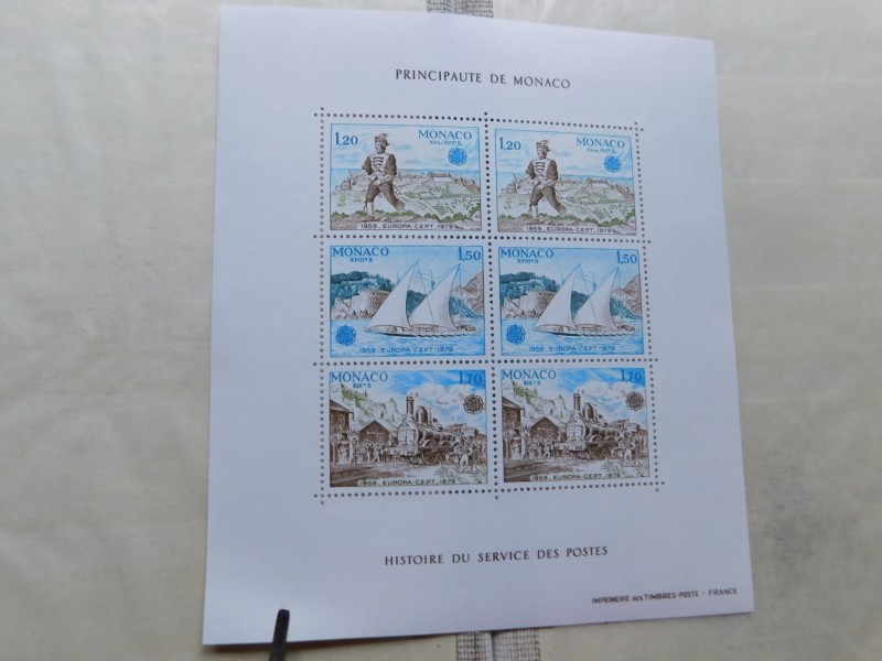 ** MONAKO EUROPA 1979 BLOK **