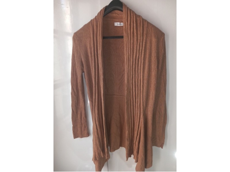 YESSICA (C&A) Camel rebrasti kardigan - M (Vidi opis)