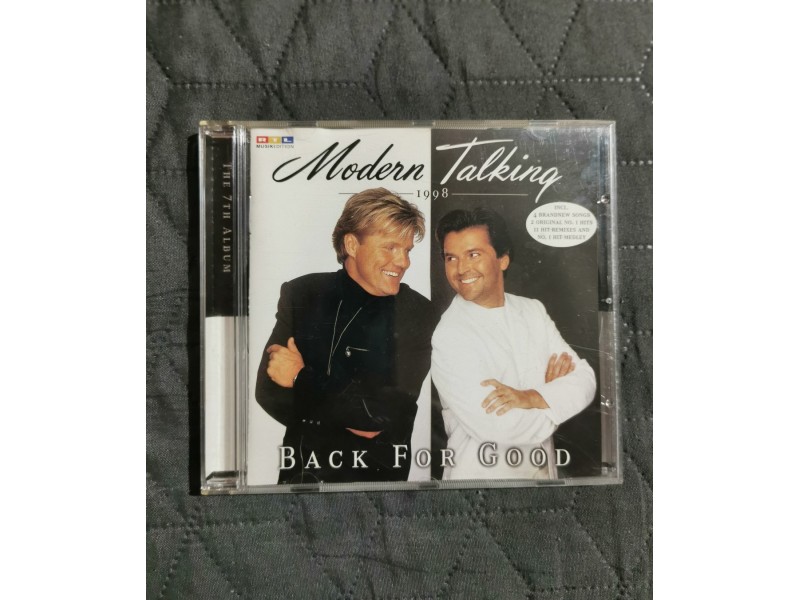 Modern Talking - Back For Good 1998 Original CD