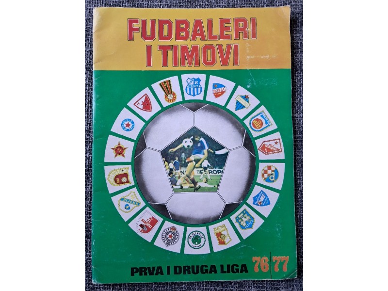 Fudbaleri i timovi 76-77 - album sa slicicama