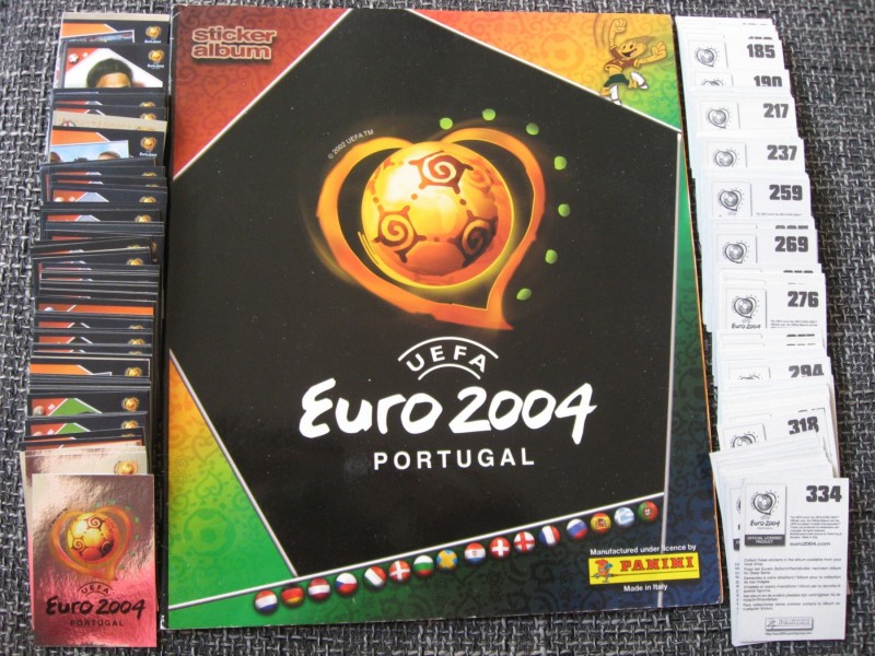 Euro 2004. Panini - kompletan set i album