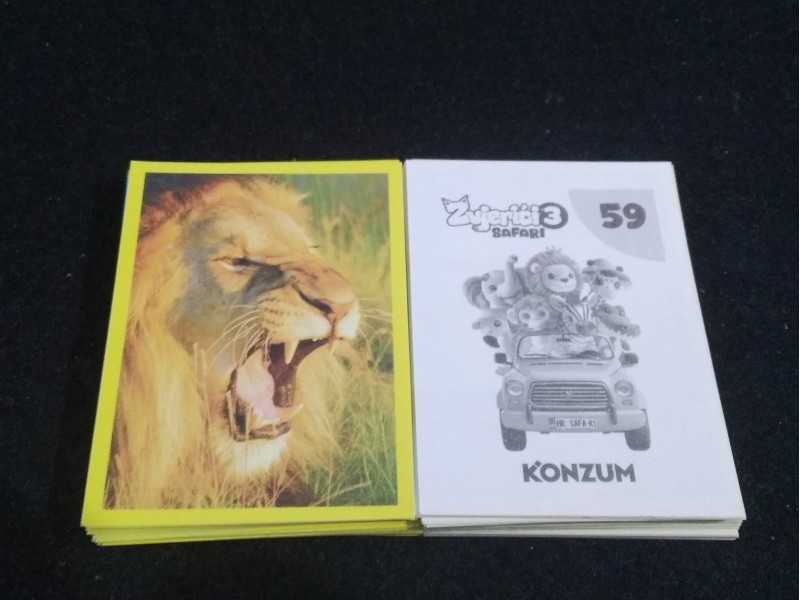 Zverići (Zvjerići) 3 - Safari - Kompletan set