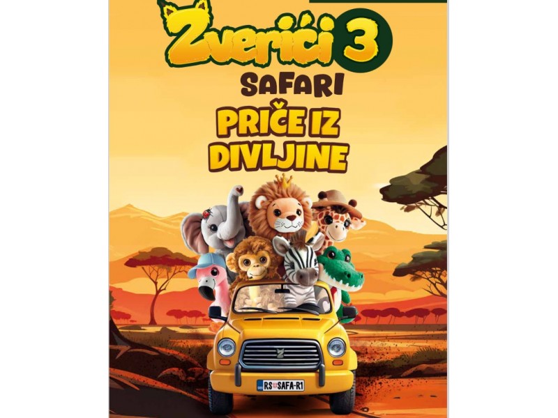 Zverići (Zvjerići) 3 - Safari - Kompletan set