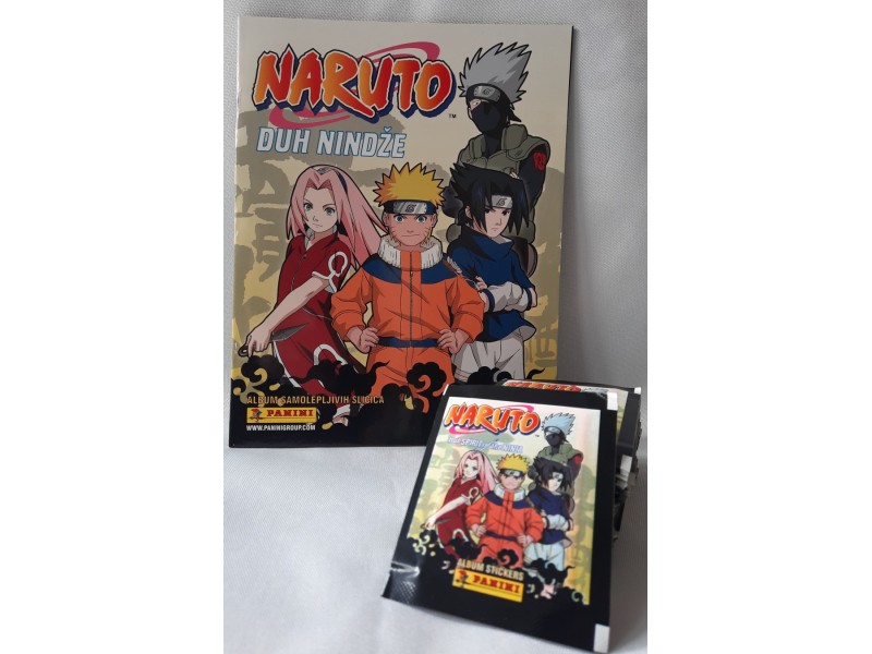 Naruto Duh Nindže- album + 50 kesica