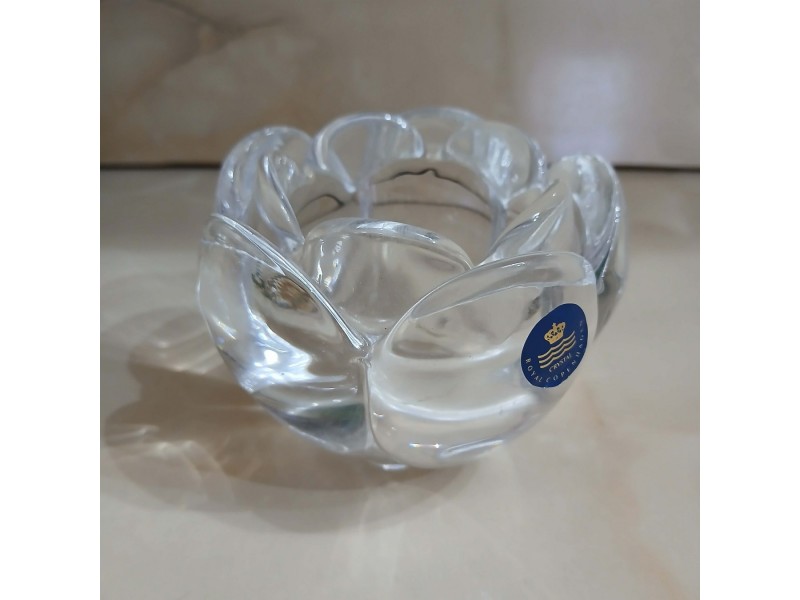 Royal Copenhagen „Lotus“ kristalni svećnjak