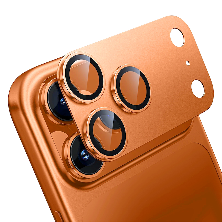 Zastita kamere Full Cover - iPhone 17 Pro narandzasta