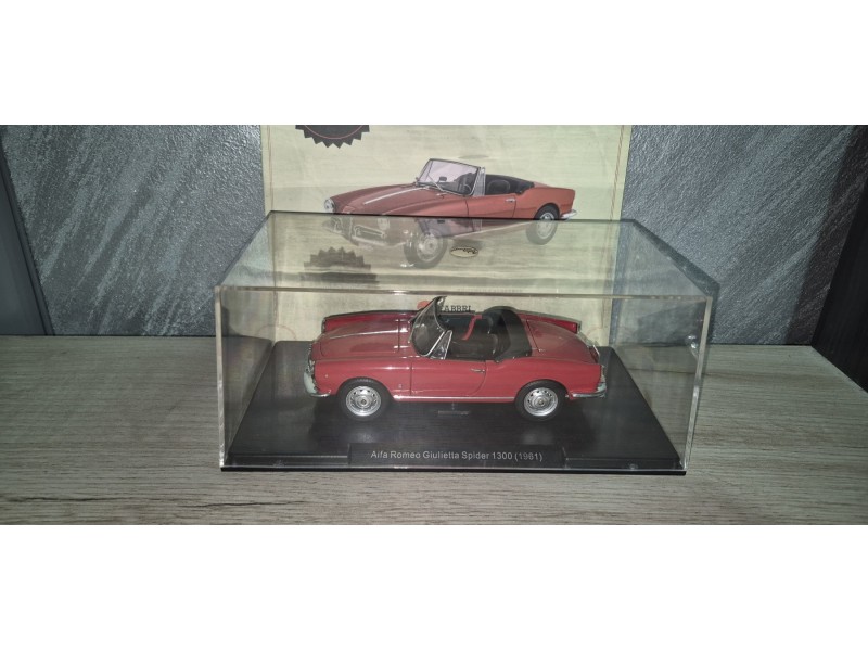 Leo Models Alfa Romeo Giulietta Spider 1300 (1961) 1:24