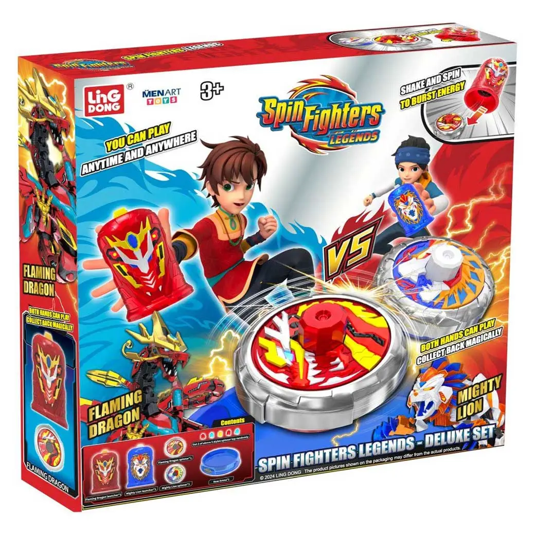 Spin Fighters DeLuxe Set Arena sa dve čigre i ispaljivačima