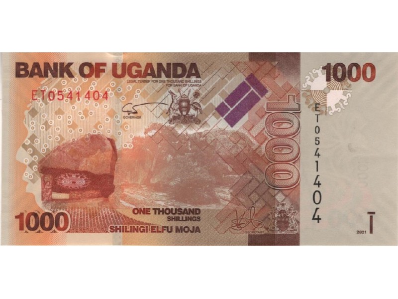 ** UGANDA - 1000 ŠILINGA 2021. ** - U N C