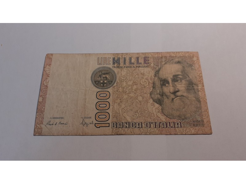 ITALIJA - 1000 LIRA - 1982