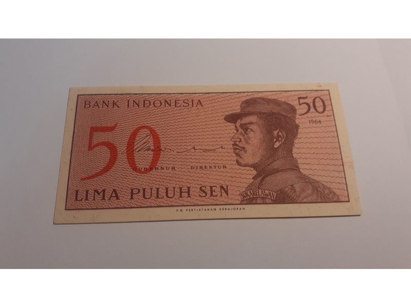 INDONEZIJA - 50 SEN - 1964