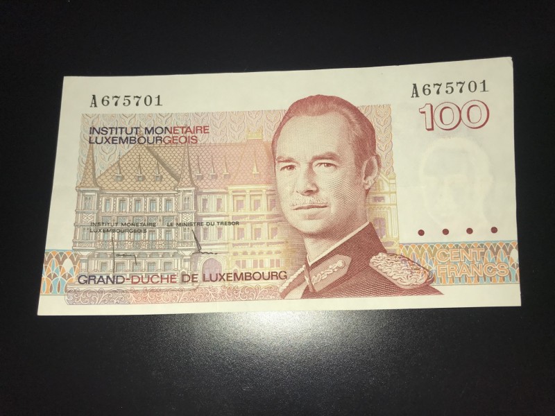 LUXEMBURG 100 FRANAKA.