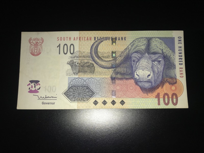 JUŽNA AFRIKA 100 RANDA.