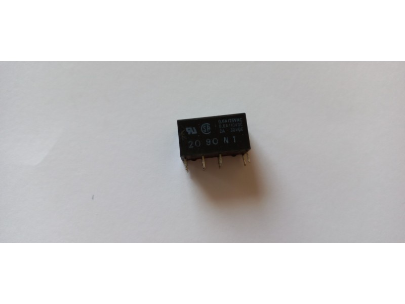 Relej 0.6A 125VAC, 0.6A 110VDC, 2A 30VDC