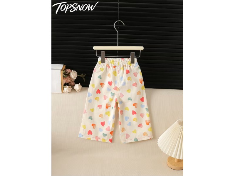 Pantalone za devojcice Srca 9-12 m NOVO