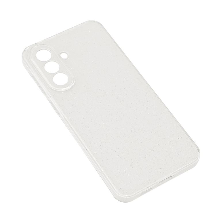 Zastitna maska (futrola) Sparkle Dust - Samsung A576 Galaxy A57 5G bela
